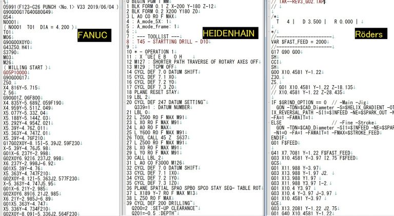 Fanuc と OSP の違い。 | じじぃの引出し