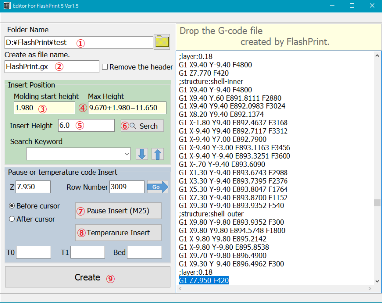 FLASHFORGE 3Dプリンタスライサー FlashPrint の 「.GX」 ファイル編集ソフト | じじぃの引出し